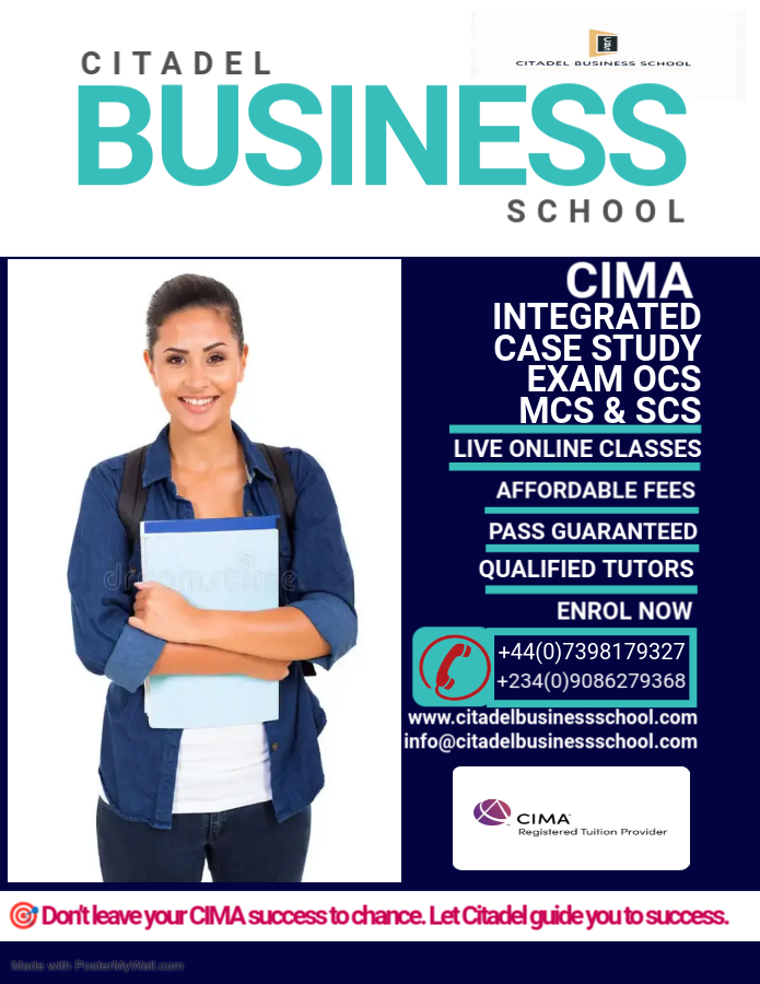 🎓 Master the CIMA Case Study with Citadel Business School’s Intensive ...